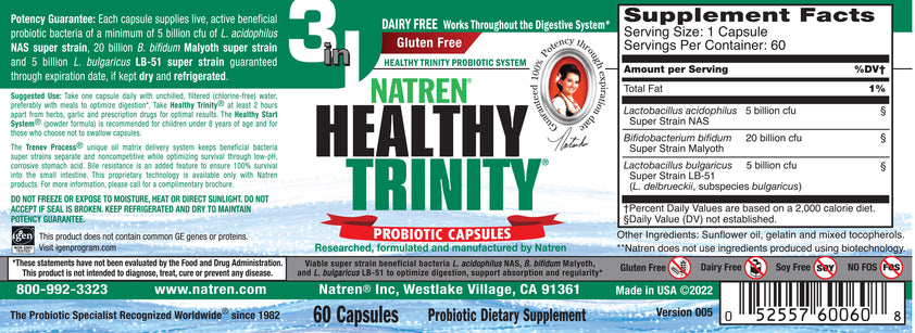 Healthy Trinity Probiotic – LTYG Shoppe USA